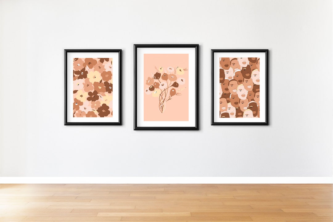 Set of 3 Download| Collage Wall Art| Black Lives Matter Print| Skin ...