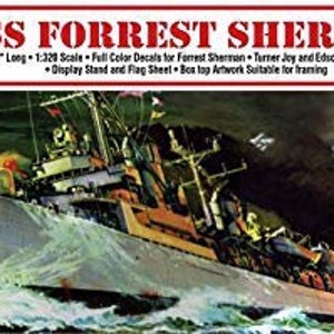 USS Forrest Sherman Destroyer Plastic Model Ship Kit 1/320 Atlantis - Etsy