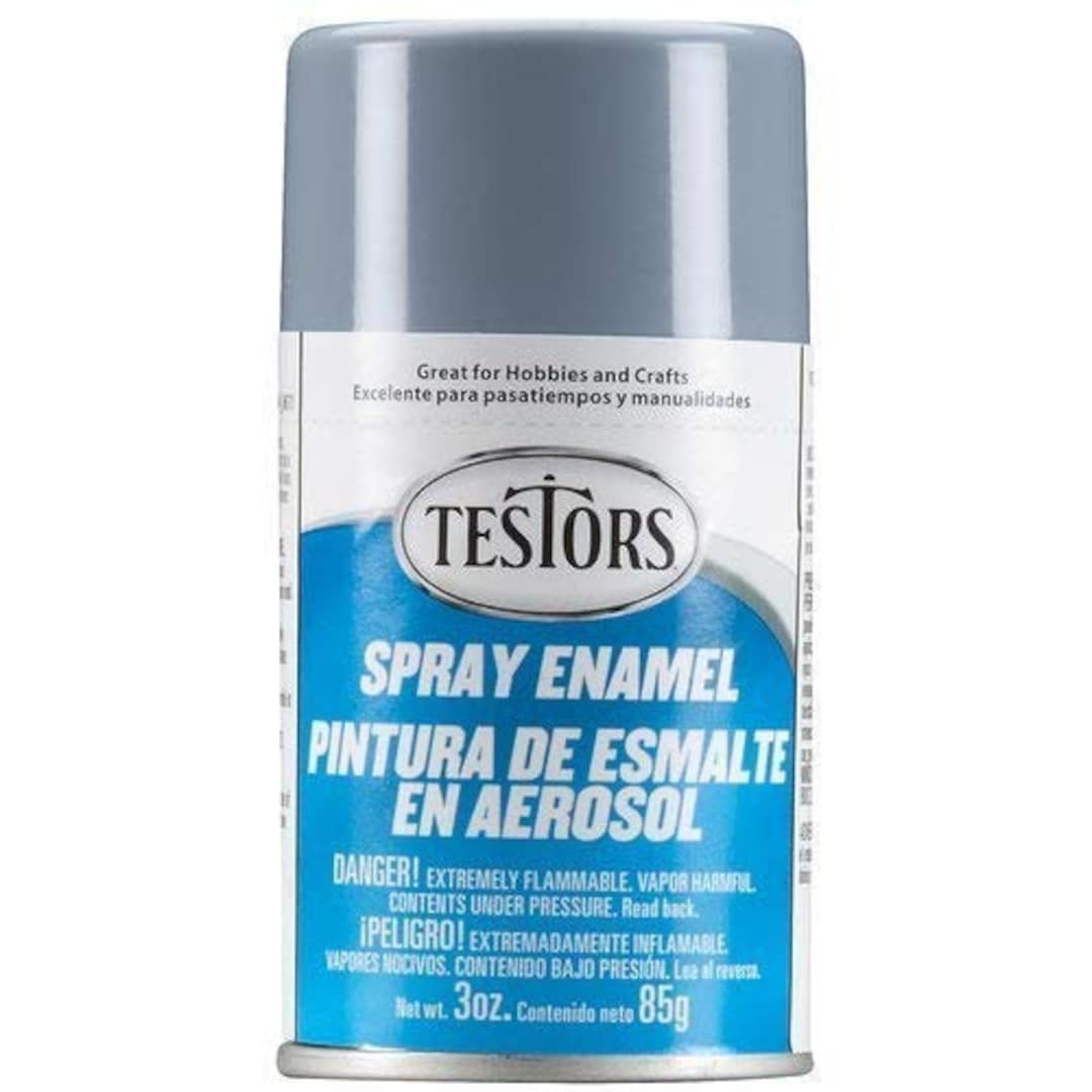 Testors Spray Enamel Paint Primer Grey 3 Oz 1237 - Etsy