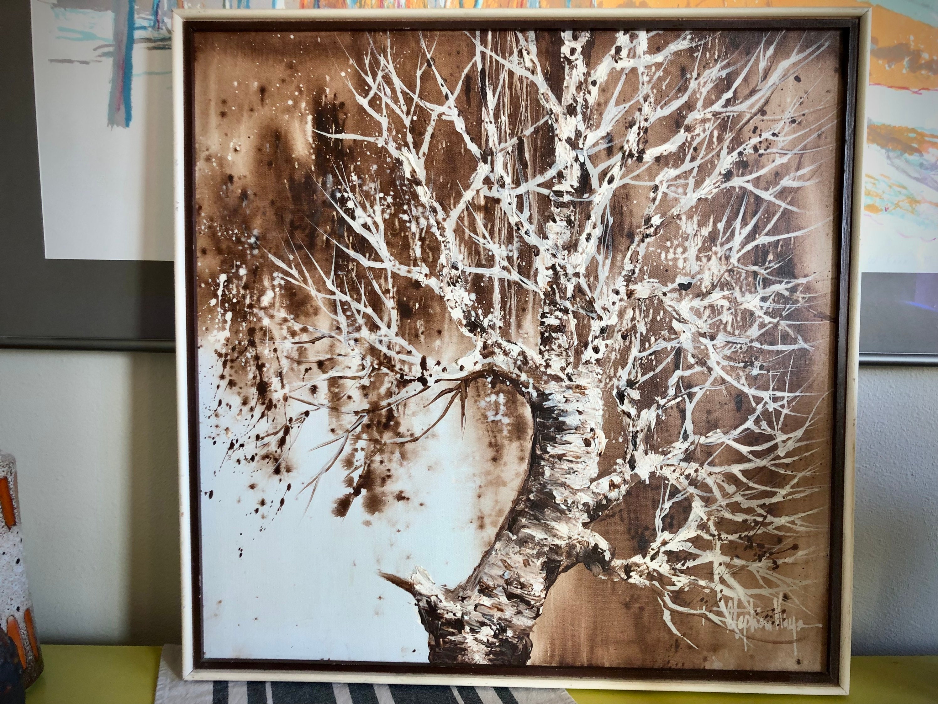 Stephen Kaye Original Painting / 1970s Art / Nature Theme Art ...