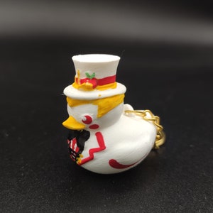 Lucifer, Alastor, Charlie, Husk Hazbin hotel rubber duck keychain ...