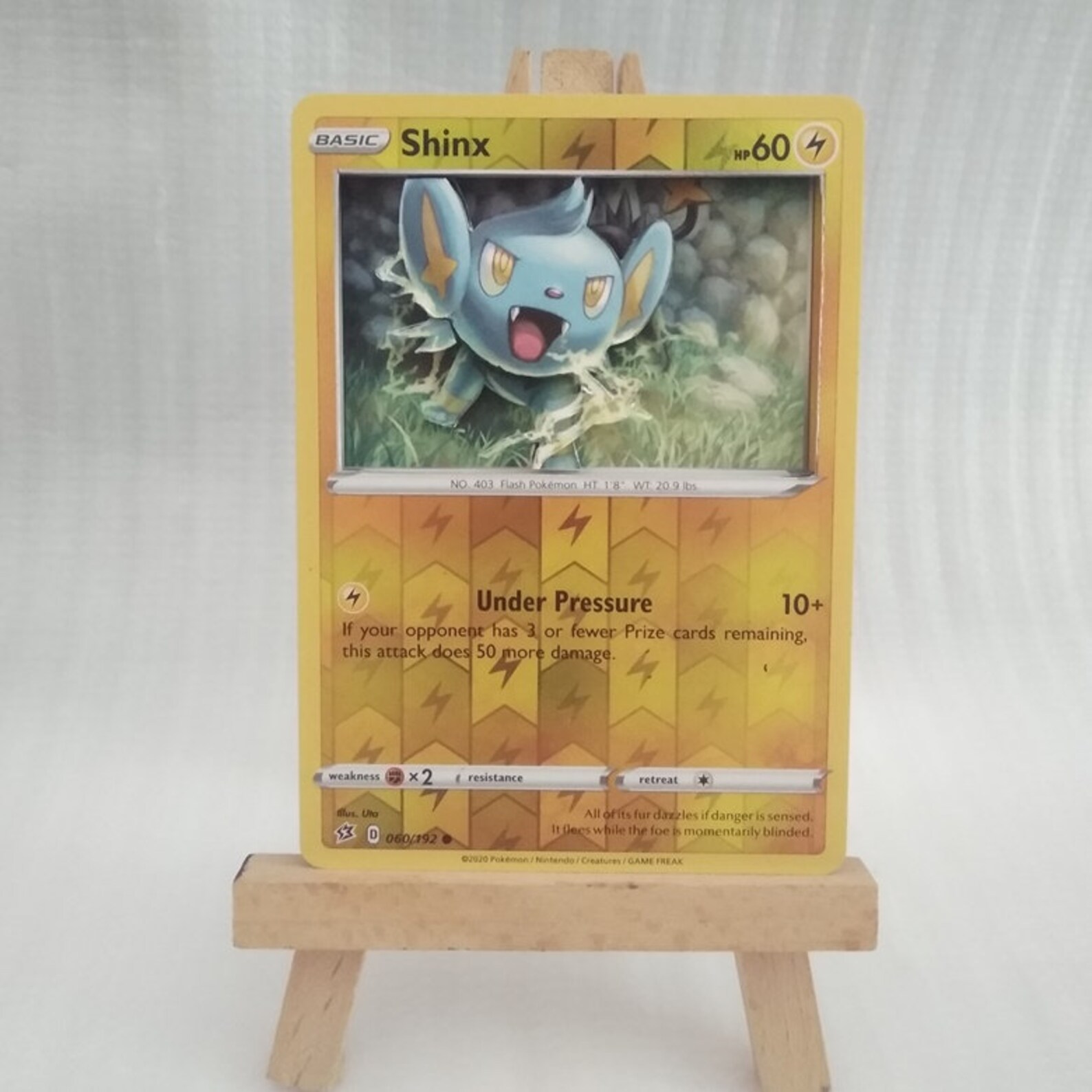 Shinx Holo 3D custom pokémon card | Etsy