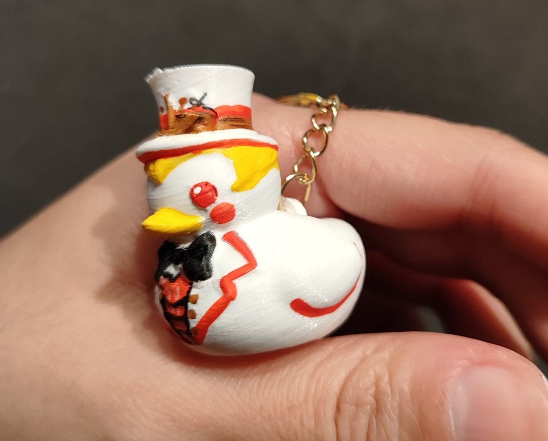 Lucifer and Charlie Hazbin Hotel Rubber Duck Keychain Version - Etsy Canada