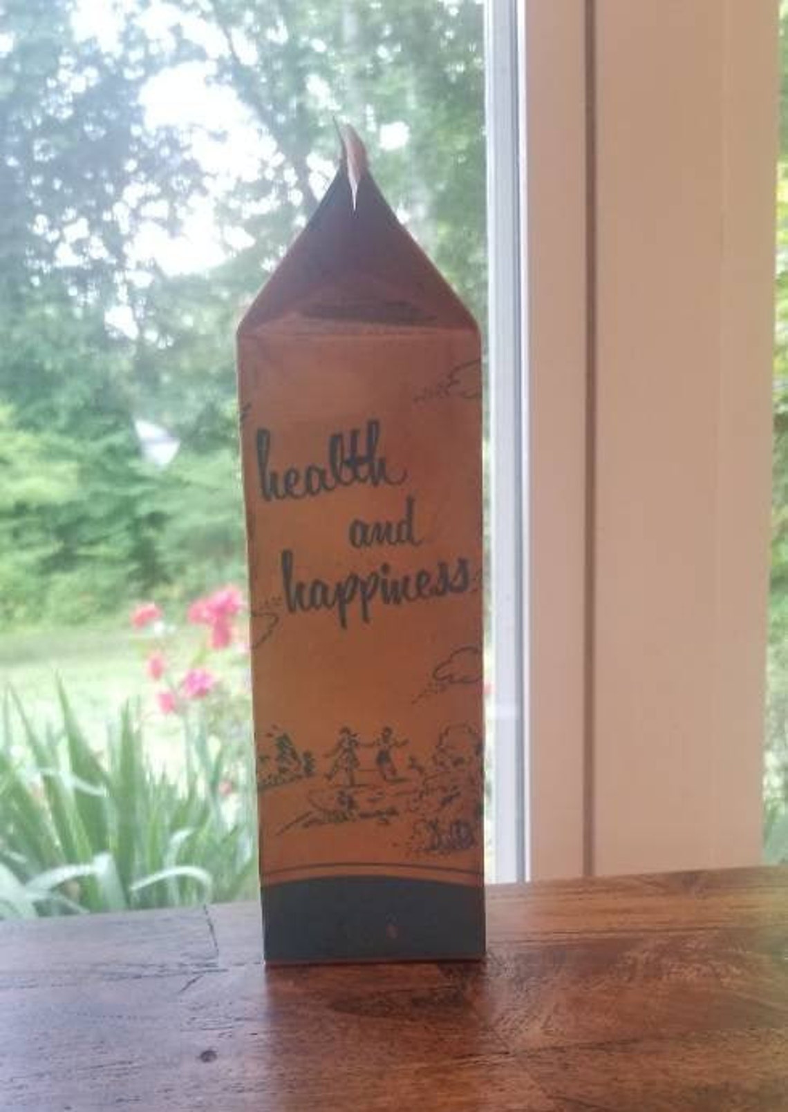 Vintage Farmers Milk Carton – Retro Dairy Packaging – Farmhouse Kitchen ...