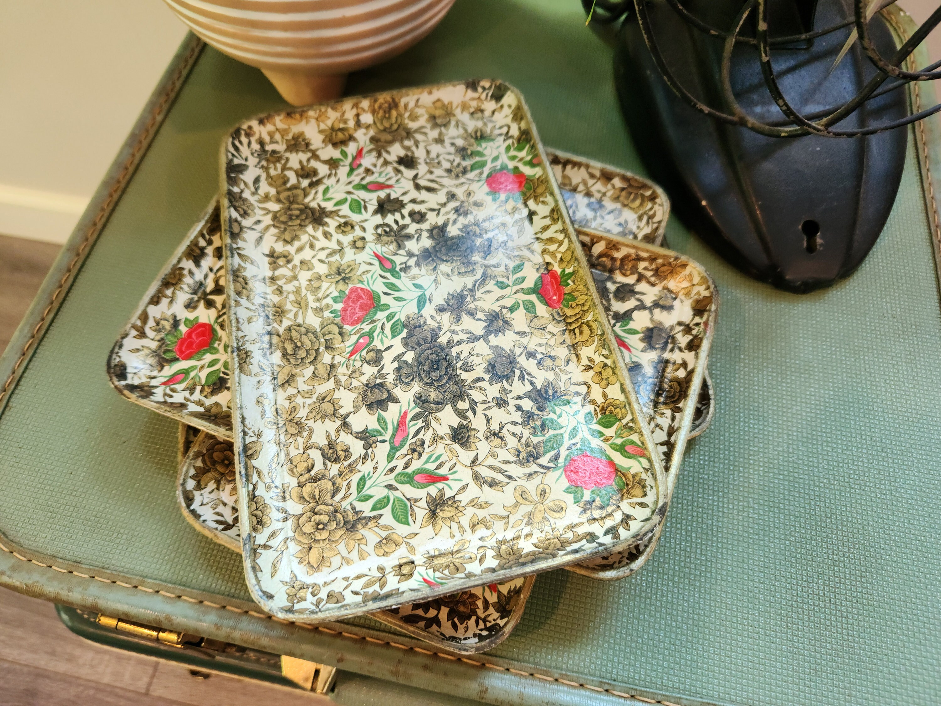 Vintage Trays Made in Japan Highmount Quality Alcohol Proof - Etsy