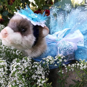 New* Furever Ferrets "snowflake" Dress and Hat by Tkccozypawz - Etsy