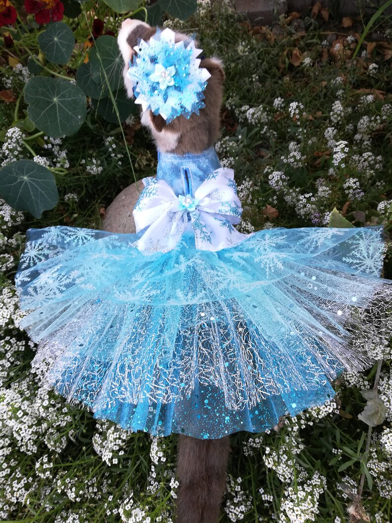 New* Furever Ferrets "snowflake" Dress and Hat by Tkccozypawz - Etsy
