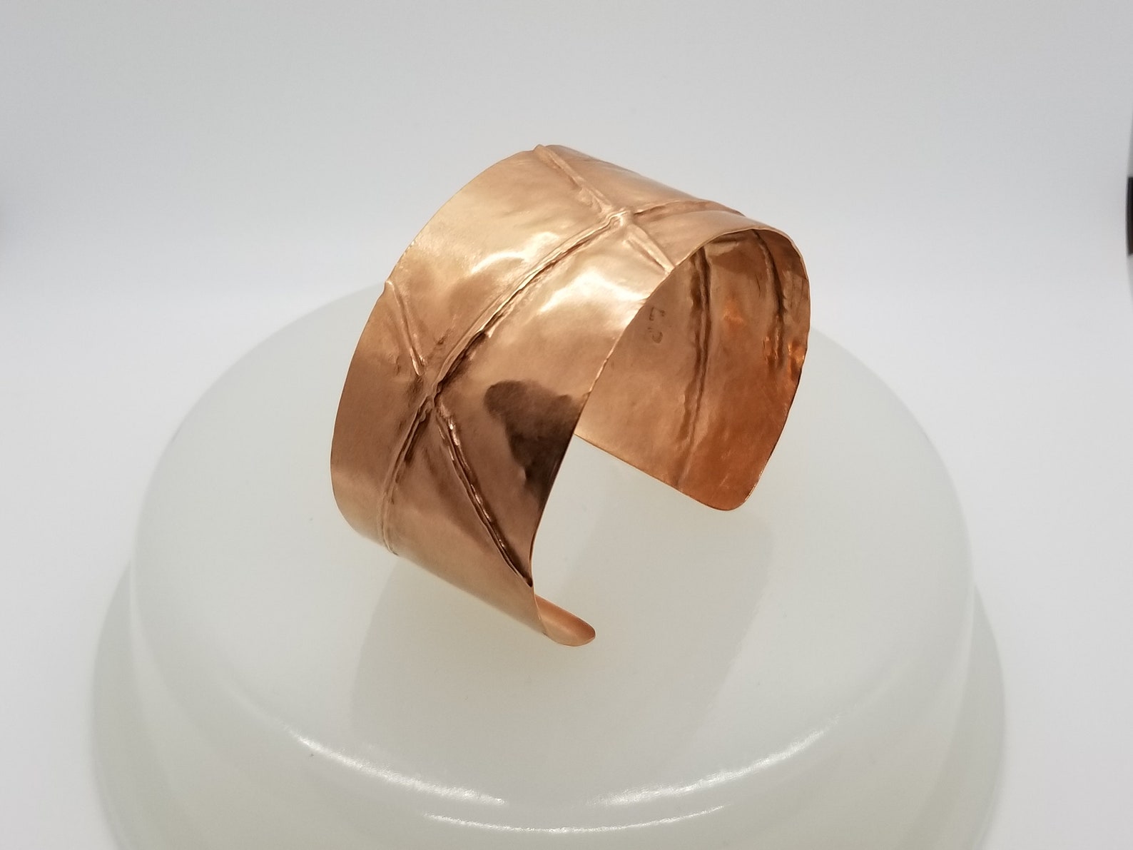 5 Fold Form Folded Copper Cuff - Etsy