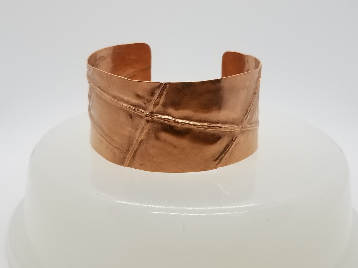 5 Fold Form Folded Copper Cuff - Etsy