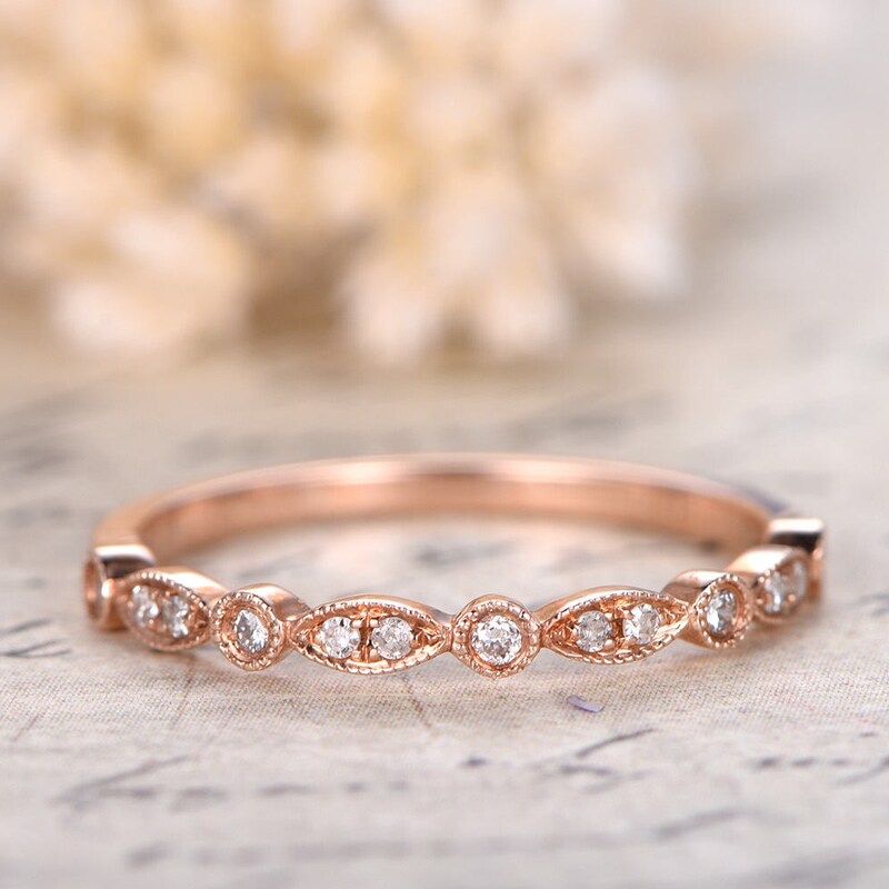 Milgrain Bezel Ring - Etsy
