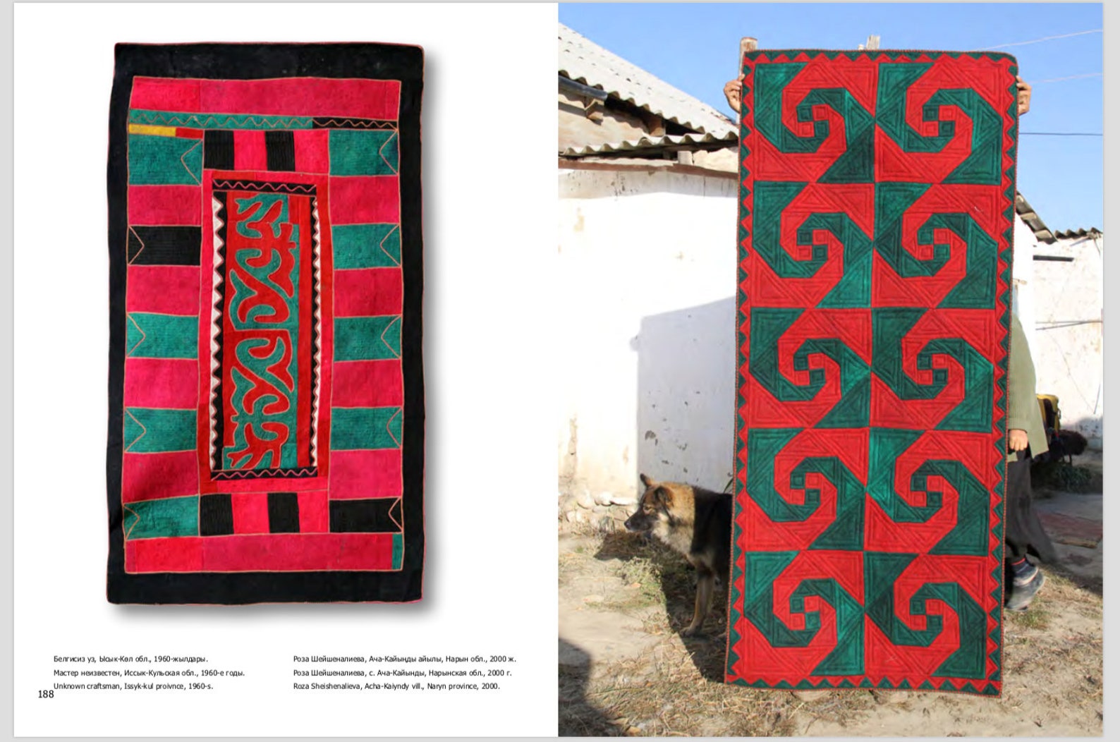 SHYRDAK Kyrgyz Felt Carpet Book / Gift Book on Felt Carpet / Kyrgyz ...