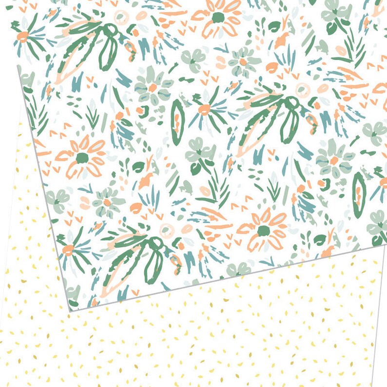 Spring Sugar 14 Digital Papers, Spring Watercolor Digital Pattern ...
