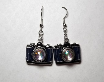 Camera Earrings / Photographers Gift / Travel Earrings / Earrings for ...