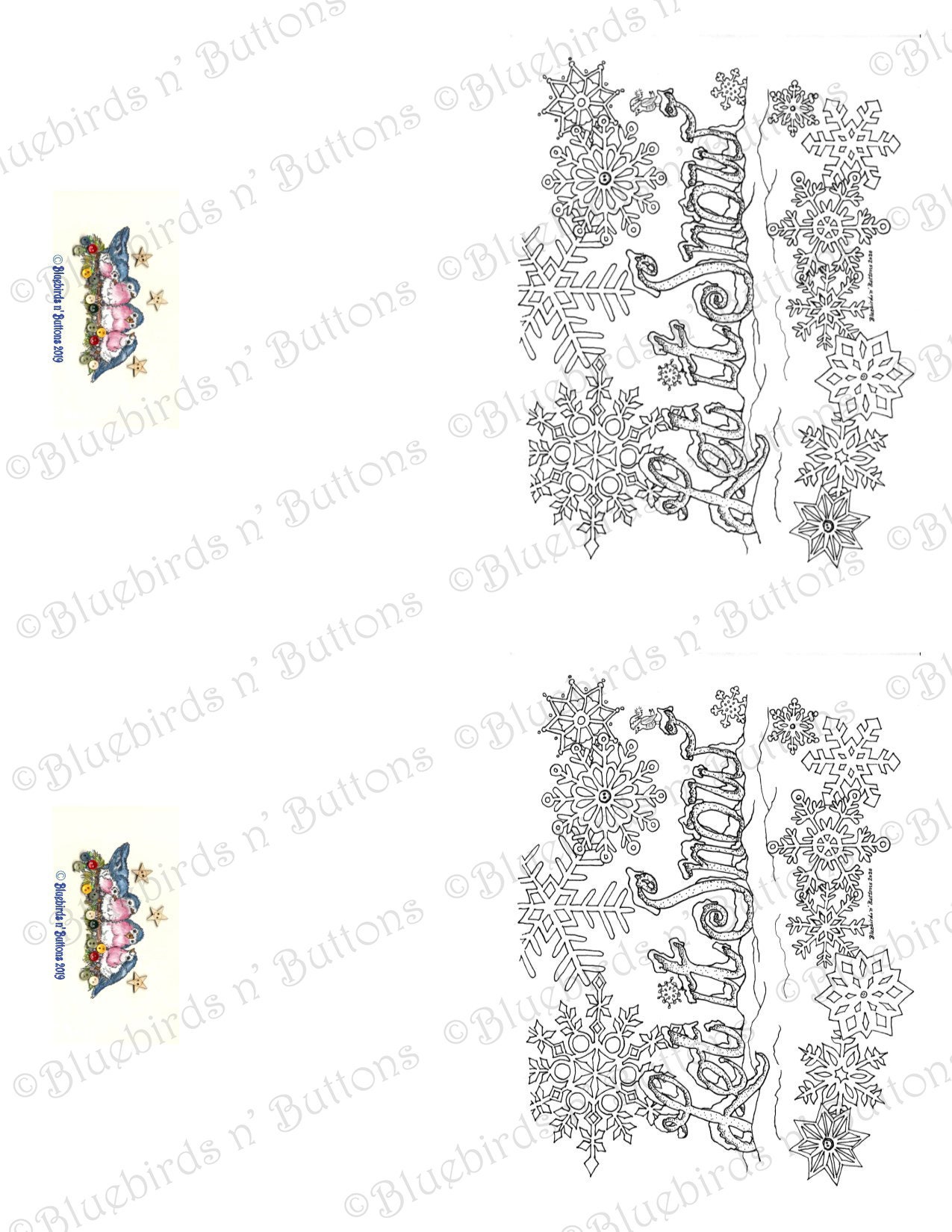 Printable Color Your Own Note Cards With Matching Envelope Template ...