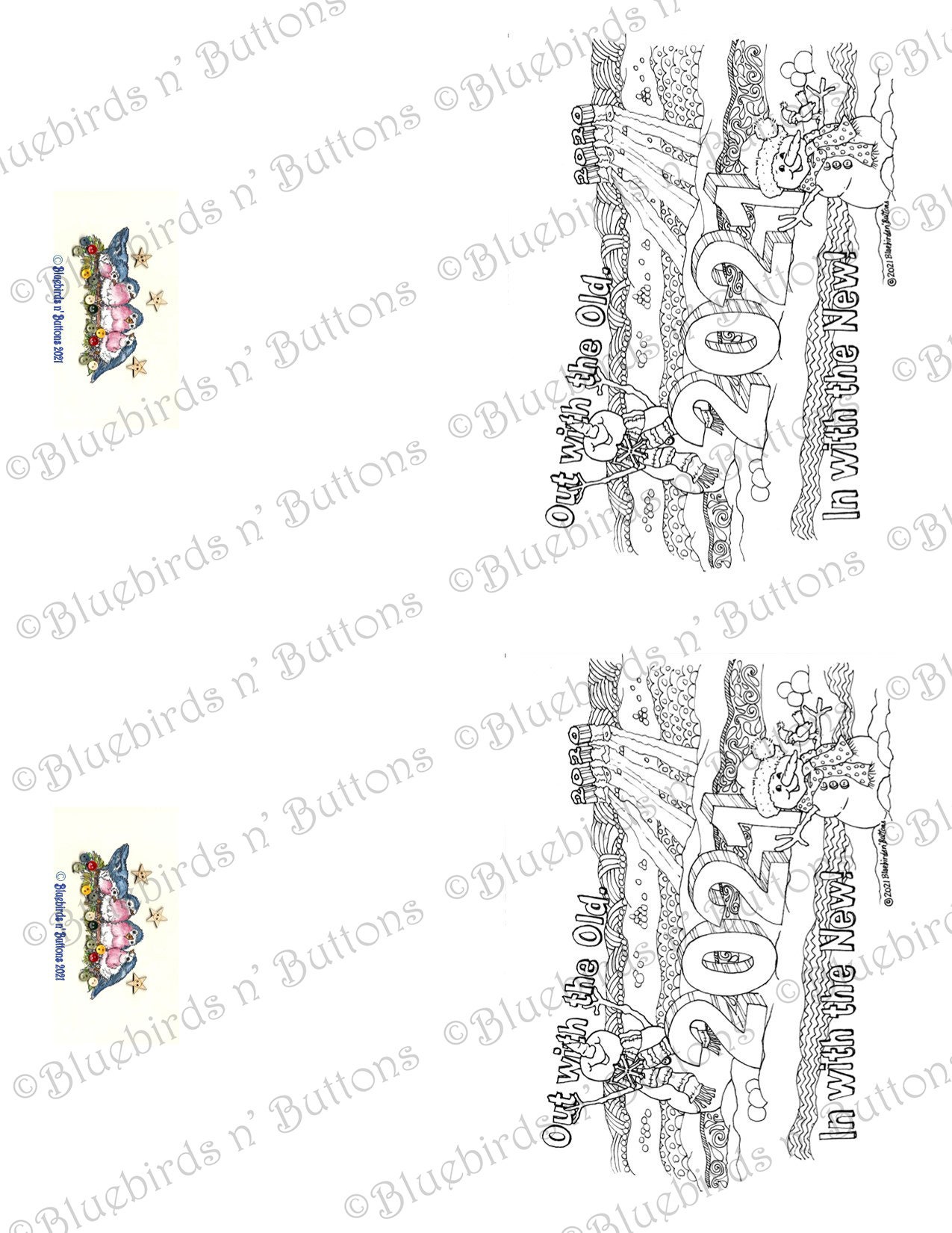 Printable Color Your Own Note Cards With Matching Envelope Template ...