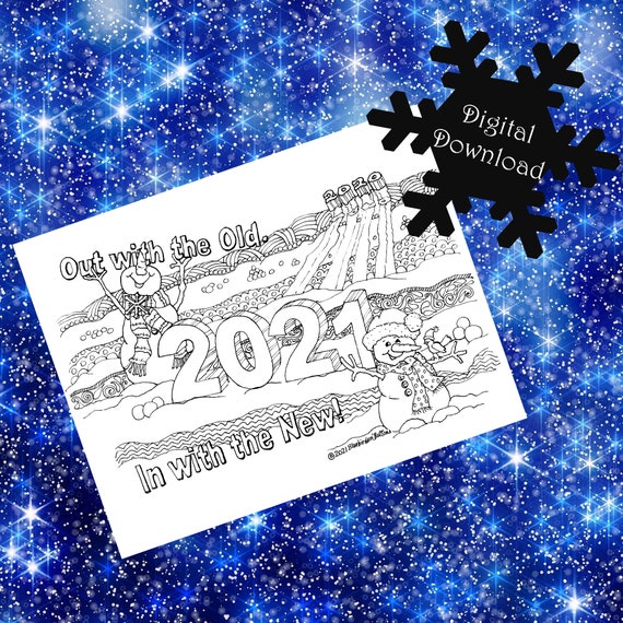 Printable Color Your Own Note Cards With Matching Envelope | Etsy