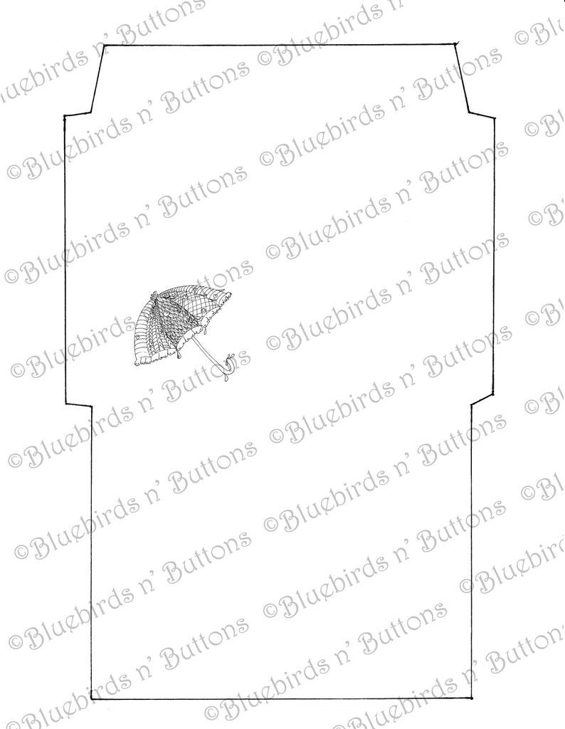 Printable Color Your Own Note Cards With Matching Envelope - Etsy