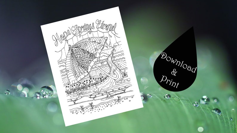 Printable Color Your Own Note Cards With Matching Envelope - Etsy