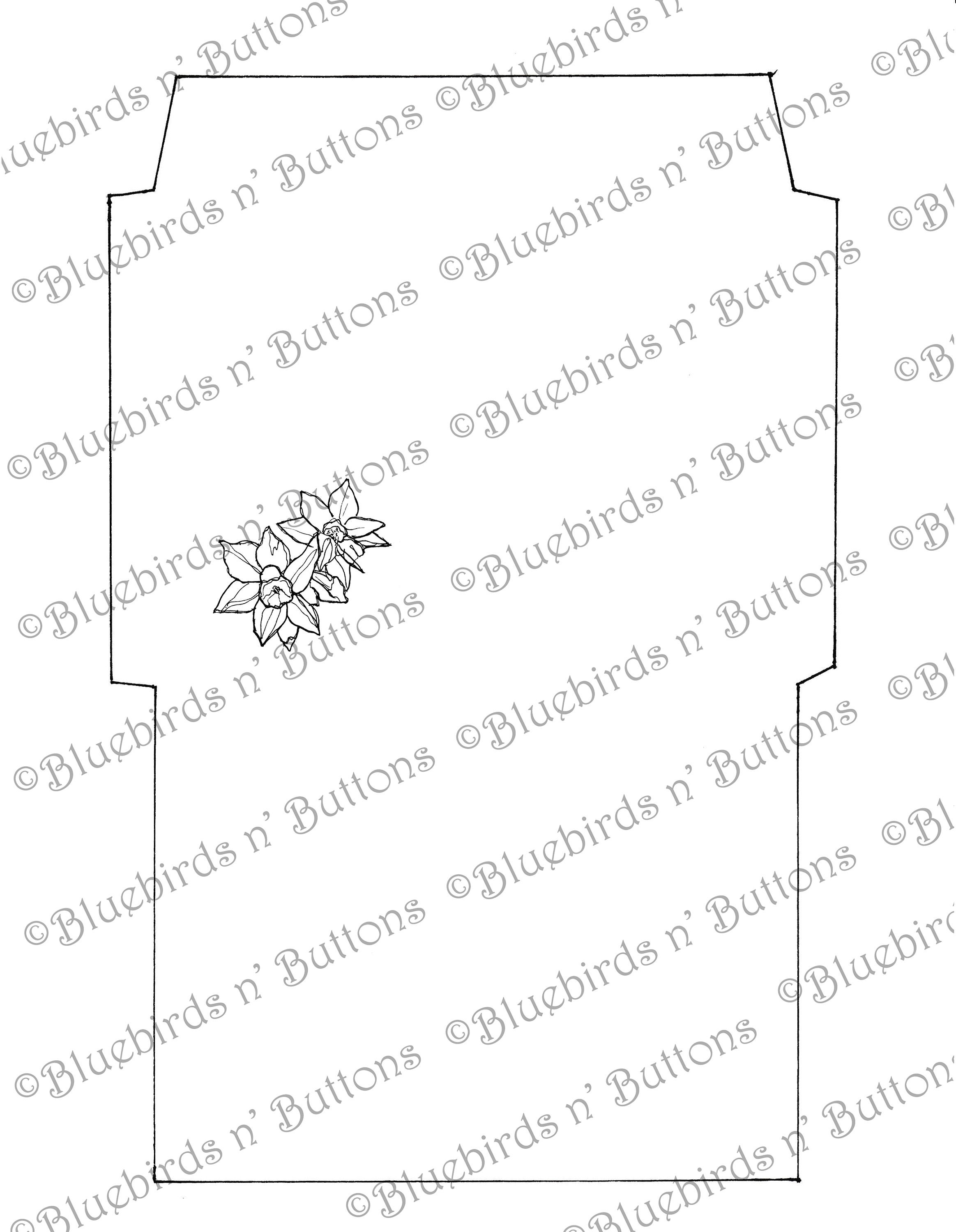 Printable Color-Your-Own Note Cards Blank Greeting Cards | Etsy