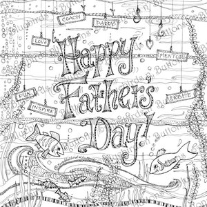 Coloring Page - Printable Coloring Page - June Coloring - Father's Day ...