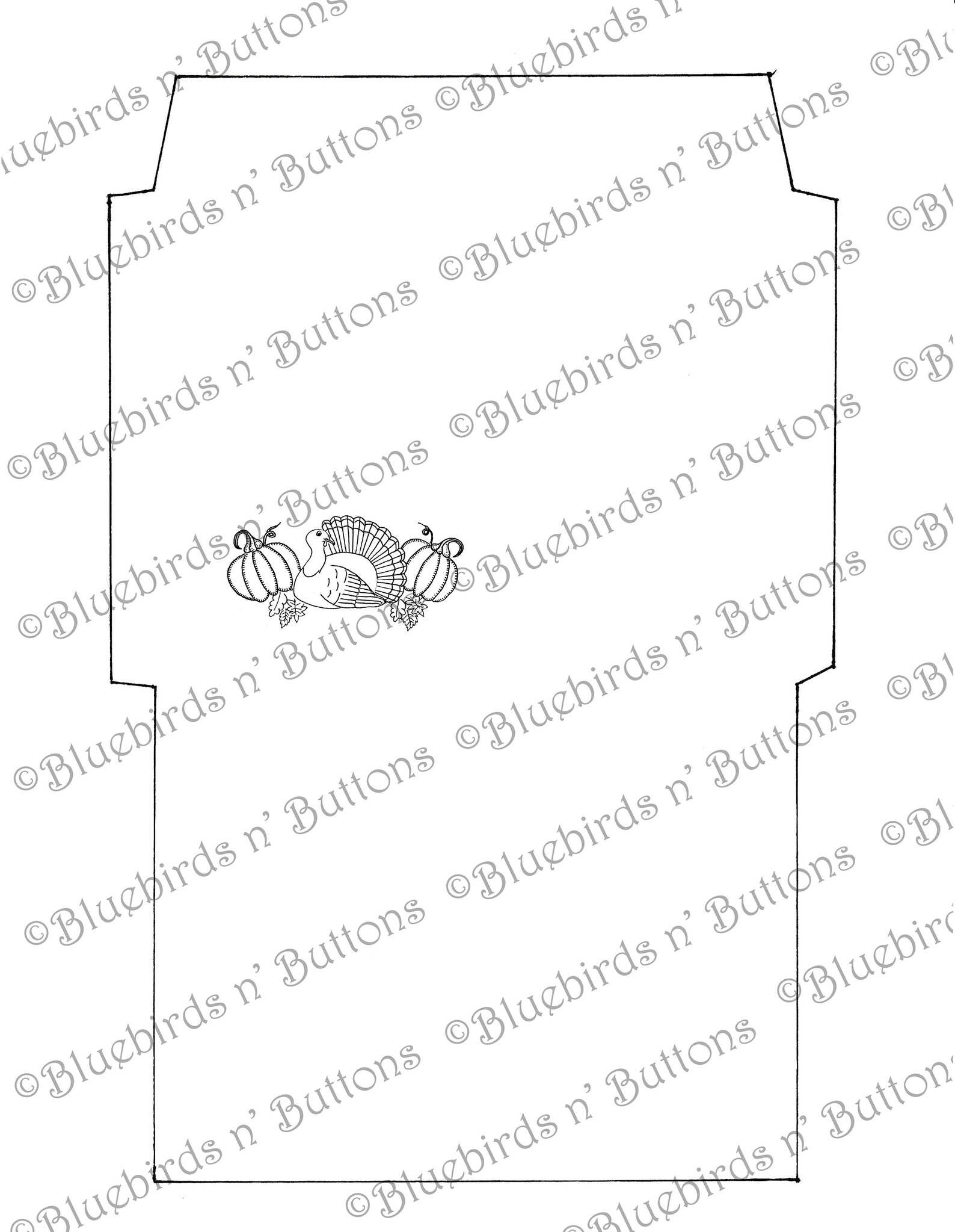 Printable Color-your-own Thanksgiving Note Cards Blank - Etsy