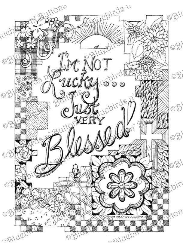 Printable Color-your-own St. Patrick's Day Note Cards - Etsy