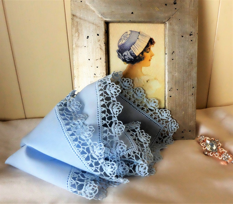 Vintage Roses Lady Handkerchiefs. | Etsy