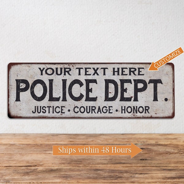 Law Enforcement Sign - Etsy