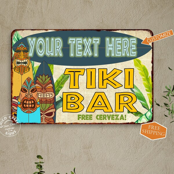 Tiki Bar Signs - Etsy