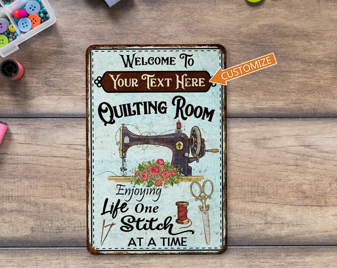 Quilters Gift, Quilting Sign, Funny Quilting Sign, Quilting Room Decor ...