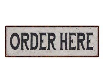 Order here sign | Etsy