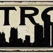 Detroit City Sign, Detroit Sky Line Silouette Wall Decor, Chic Wall ...
