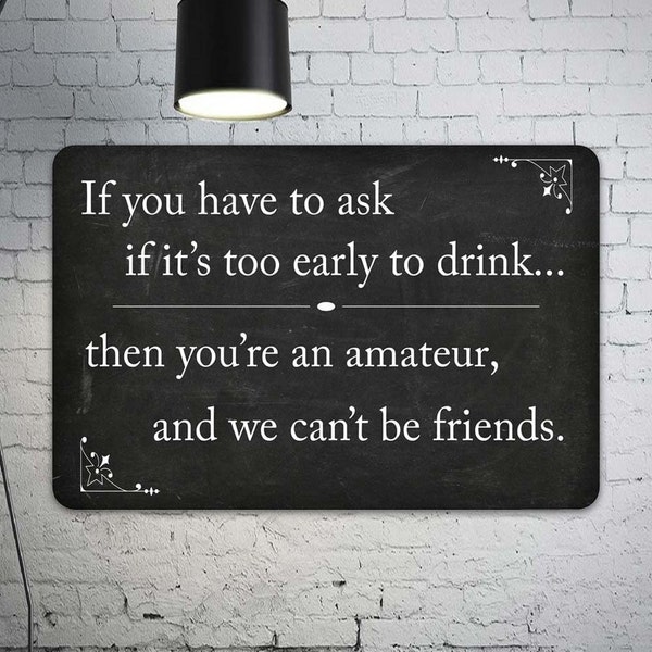 Funny Alcohol Sign - Etsy