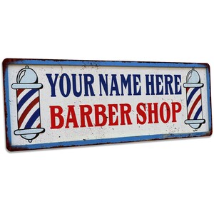 Personalized Barber Shop Sign, Custom Barber Sign, Hair Cut Sign, Hair ...