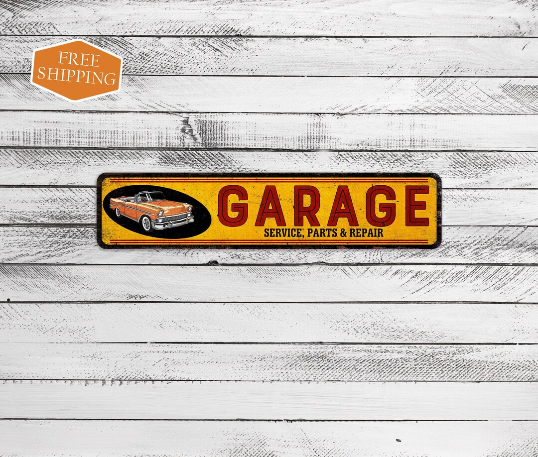 Garage Sign, Auto Shop Decor, Auto Garage, Shop, Mechanic Dad Gift Sign ...