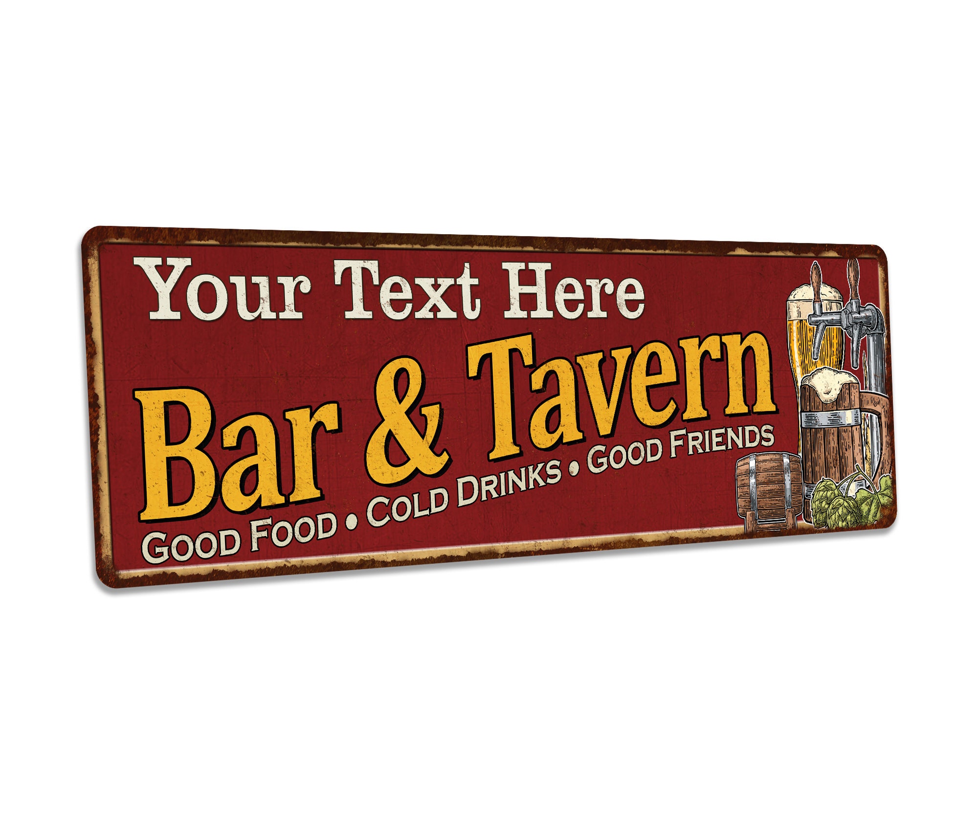 Personalized Bar & Tavern Sign Garage Decor Pub Signs Man - Etsy
