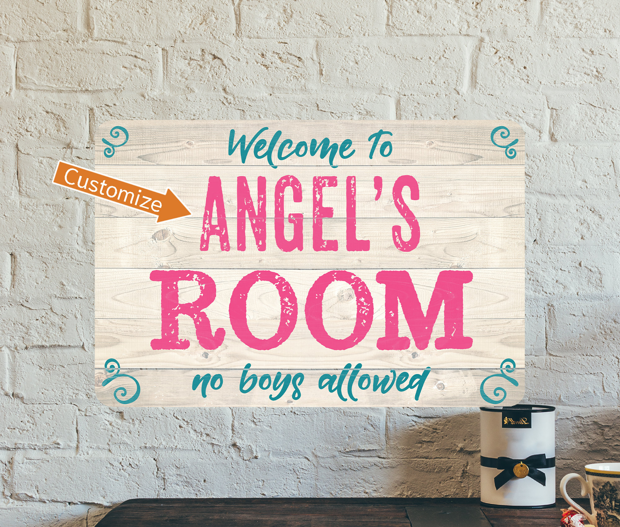 Personalized Girls Room Sign Bedroom Sign Kids Childs Gift - Etsy