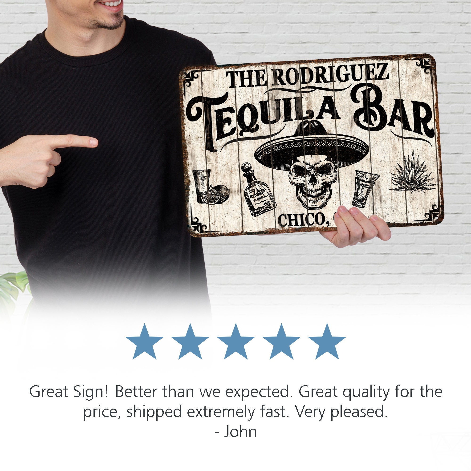 Personalized Tequila Bar Sign, Alcohol Gift, Tequila Gift, Gift for Him ...