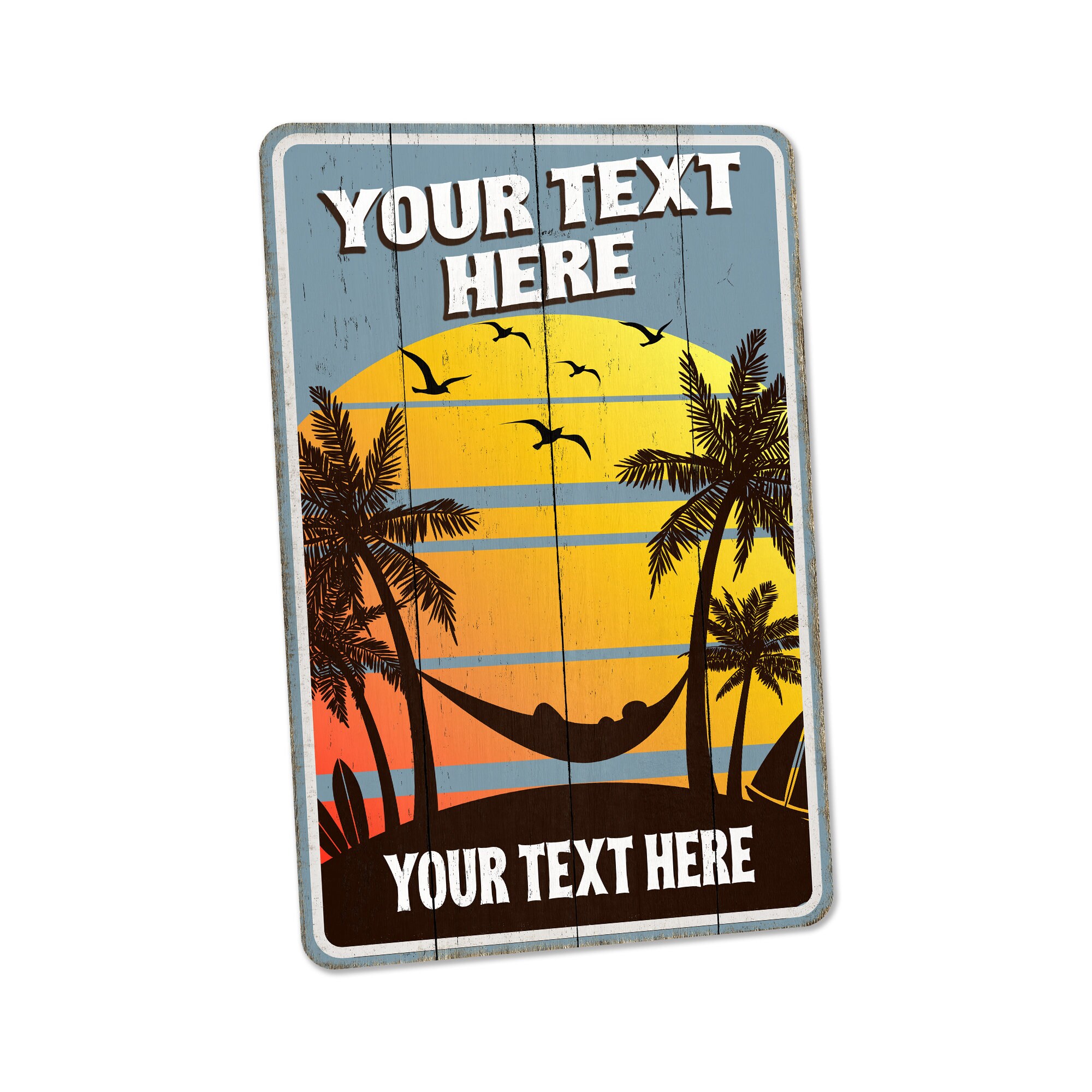 Beach Sign, Custom Beach Sign, Beach House Sign, Beach Name Sign, Beach ...