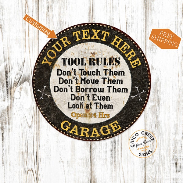Garage Rules - Etsy
