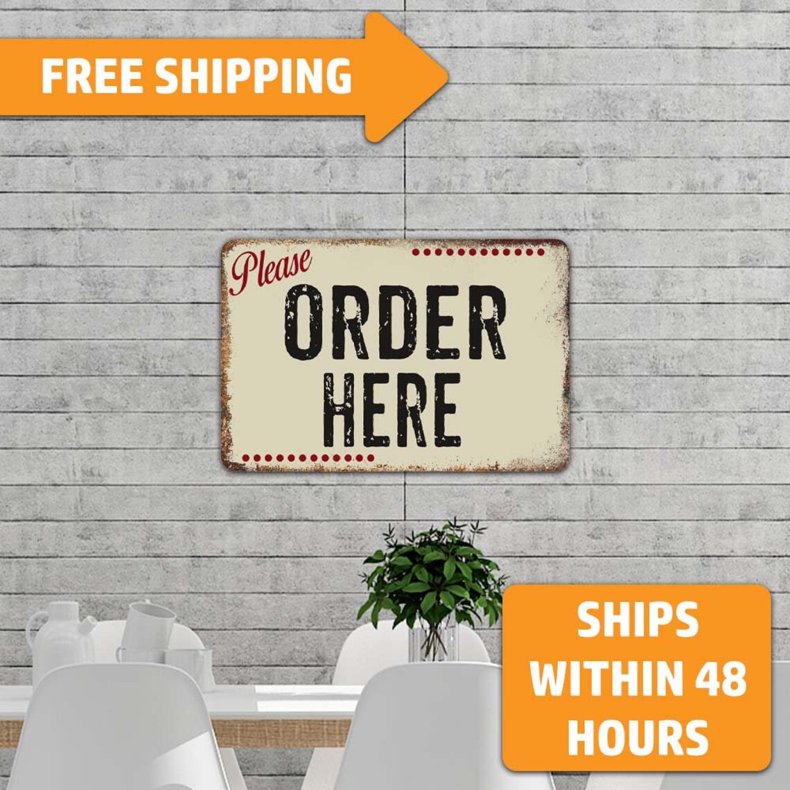 Please Order Here Sign Restaurant Sign Food Order Sign Togo - Etsy