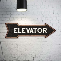 Vintage/art Deco Elevator Sign - 13th Floor - Glowforge Ready .SVG ...