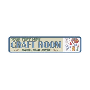 Personalized Craft Room Sign, Hobby Room Decor, Sewing Sign, Painting ...