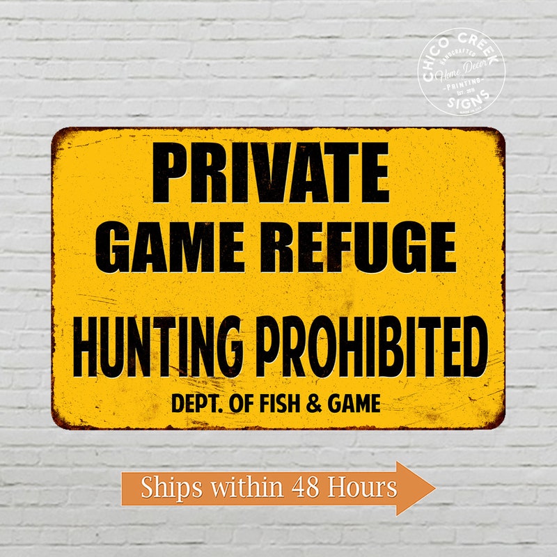 Funny Hunting Signs - Etsy