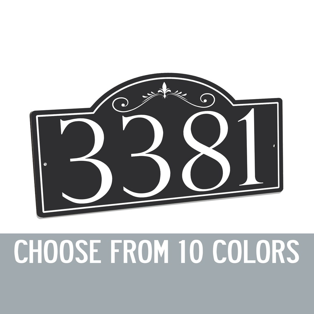 Custom Address Sign, Address Plaque, House Numbers, Street Sign ...