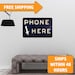 Phone Here Sign, Phone Booth Wall Art, Telephone Sign, Vintage Signs ...