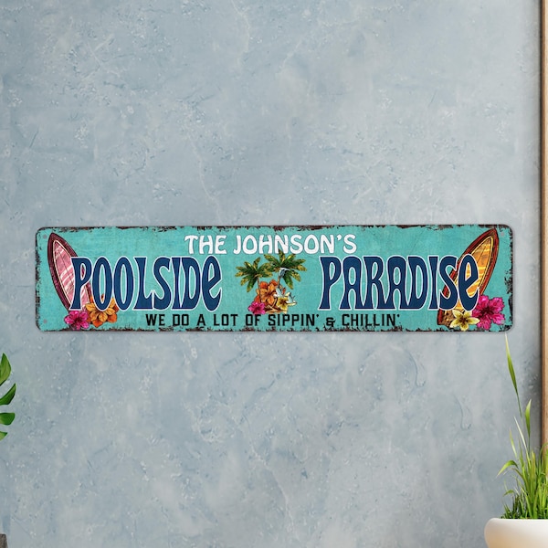 Funny Pool Signs - Etsy