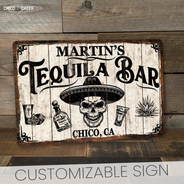 Metal Tequila Sign - Etsy