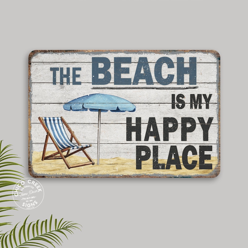 Happy Place Signs - Etsy