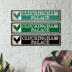Cluckingham Palace Chicken Coop Sign, Chicken Decor, Chicken Coop Decor ...